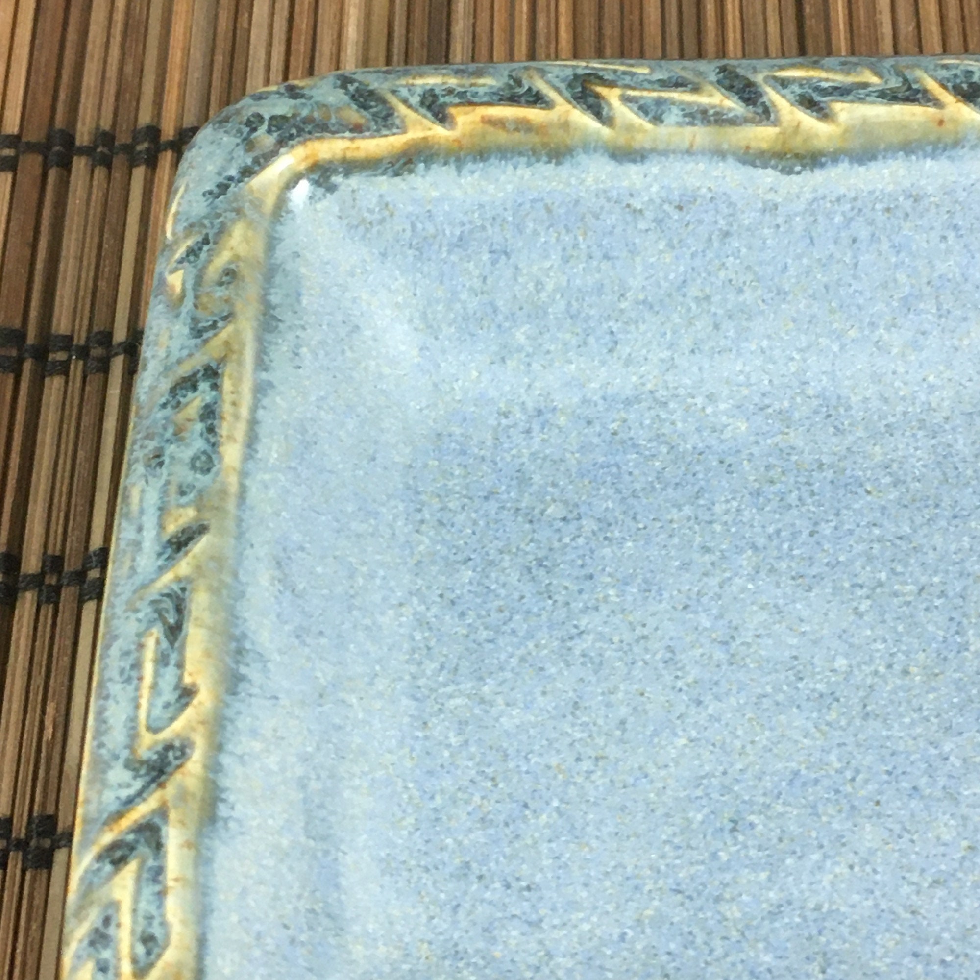 Handmade small blue tray butter tray change/jewelry tray - Etsy 日本