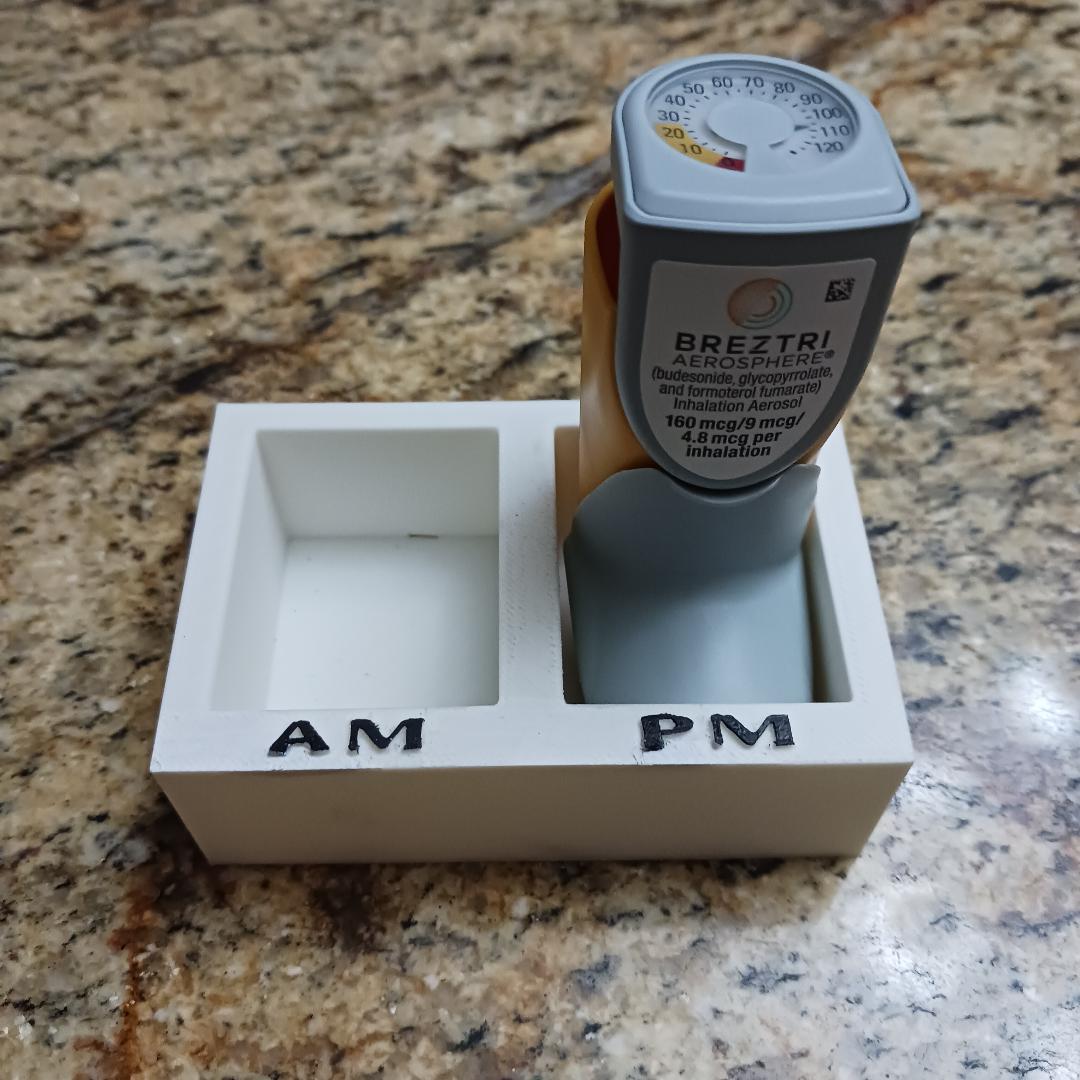 NEW *** Breztri Inhaler "reminder/holder" for Your Daily Am/pm ...