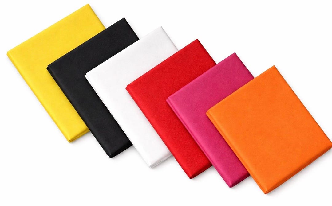 Solid Color Extra Large Bandanas - Black, White, Pink, Orange, Yellow ...