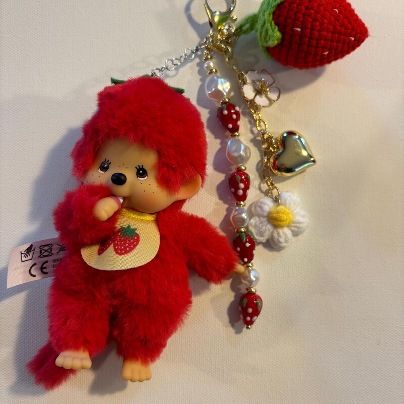 Monchichi Keychain - Etsy