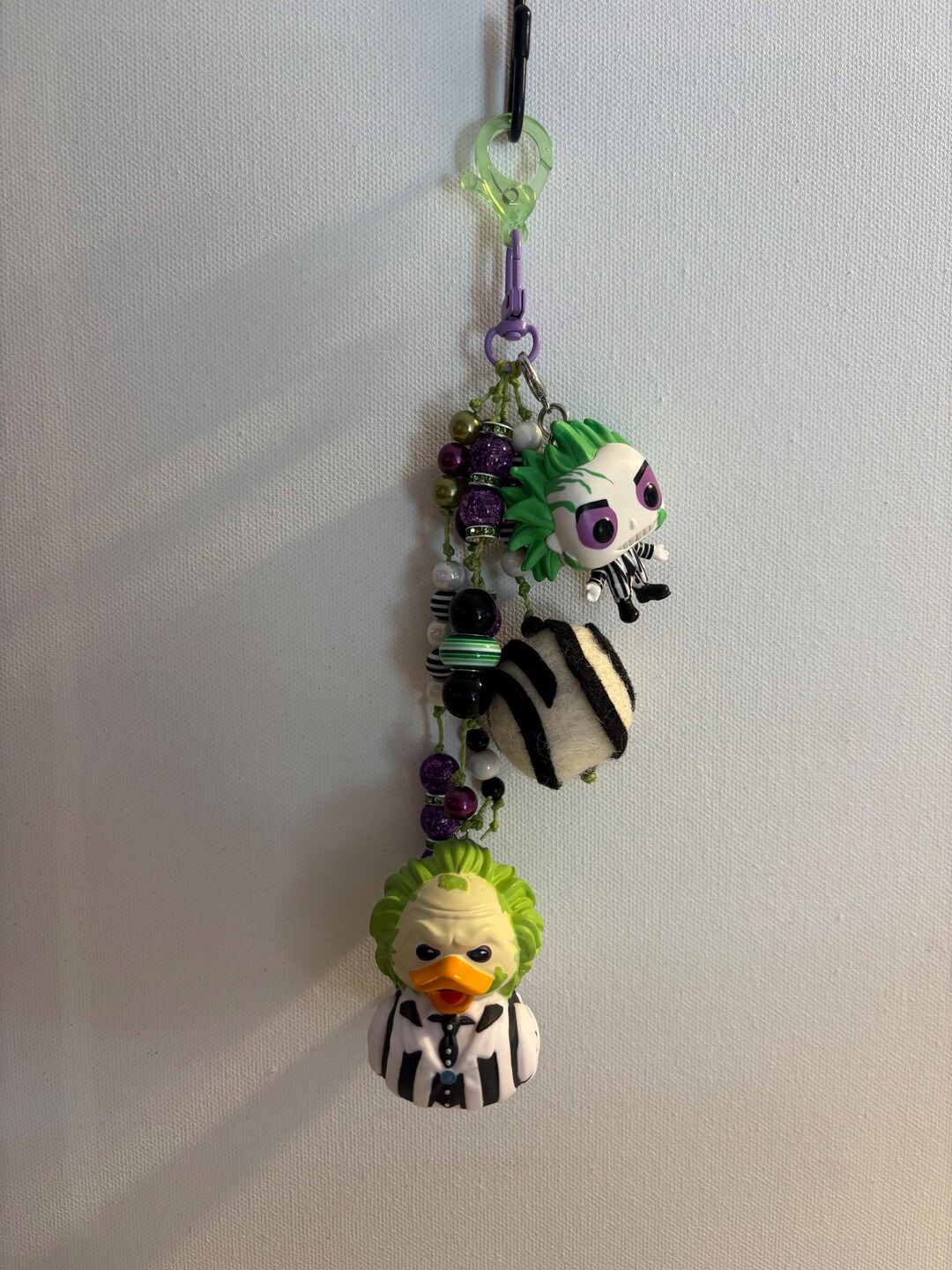Beetlejuice Inspired Keychain / Purse Charm - Etsy