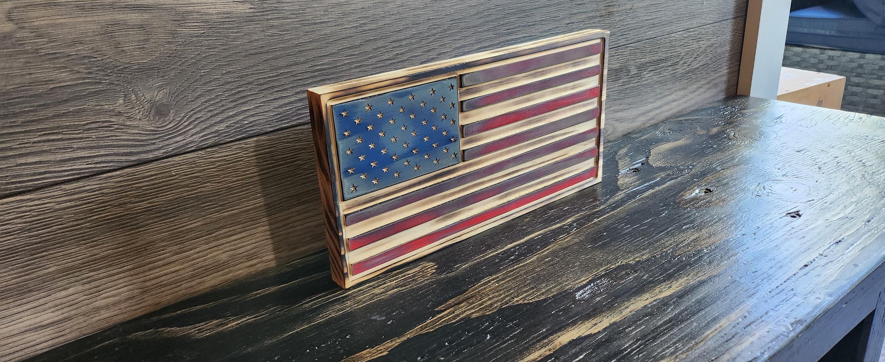 Rustic Desk Top Flag - Etsy