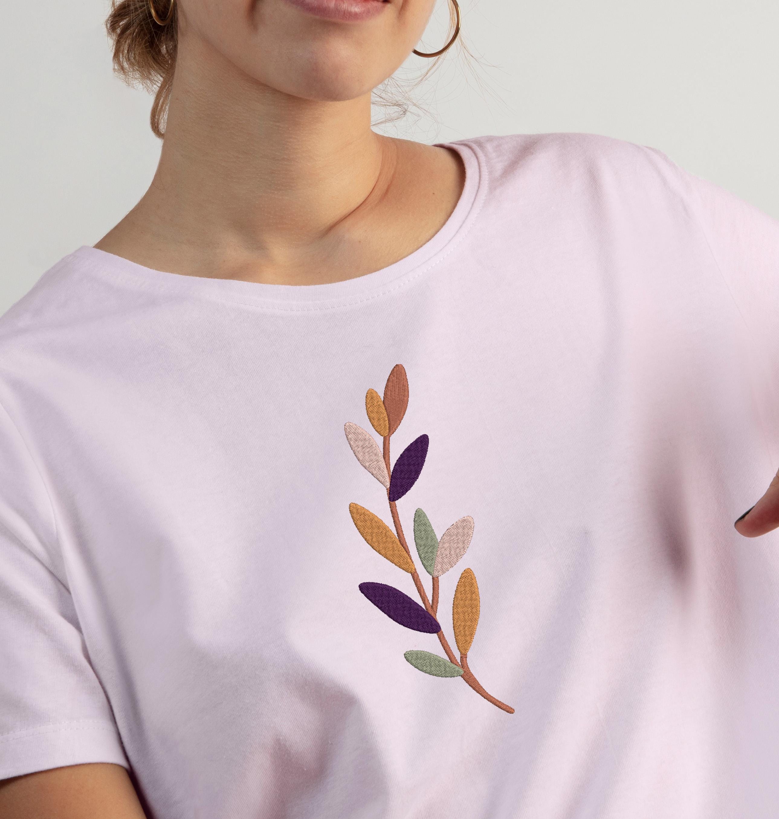 Boho Floral Embroidery Design Set – 3 Modern Flower Machine Embroidery ...