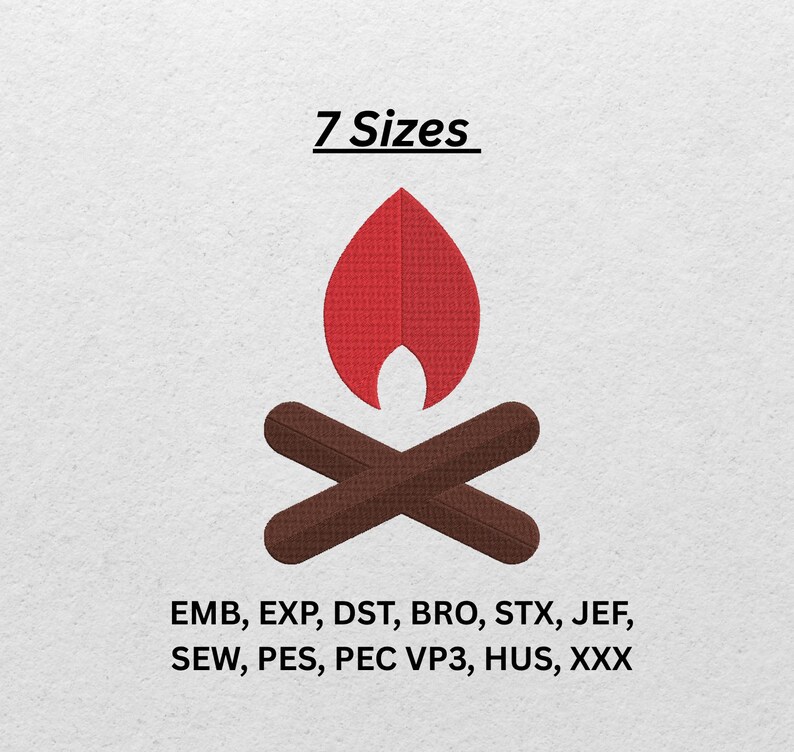 Camping Embroidery Design Set: 8 Outdoor Adventure Files (digital ...