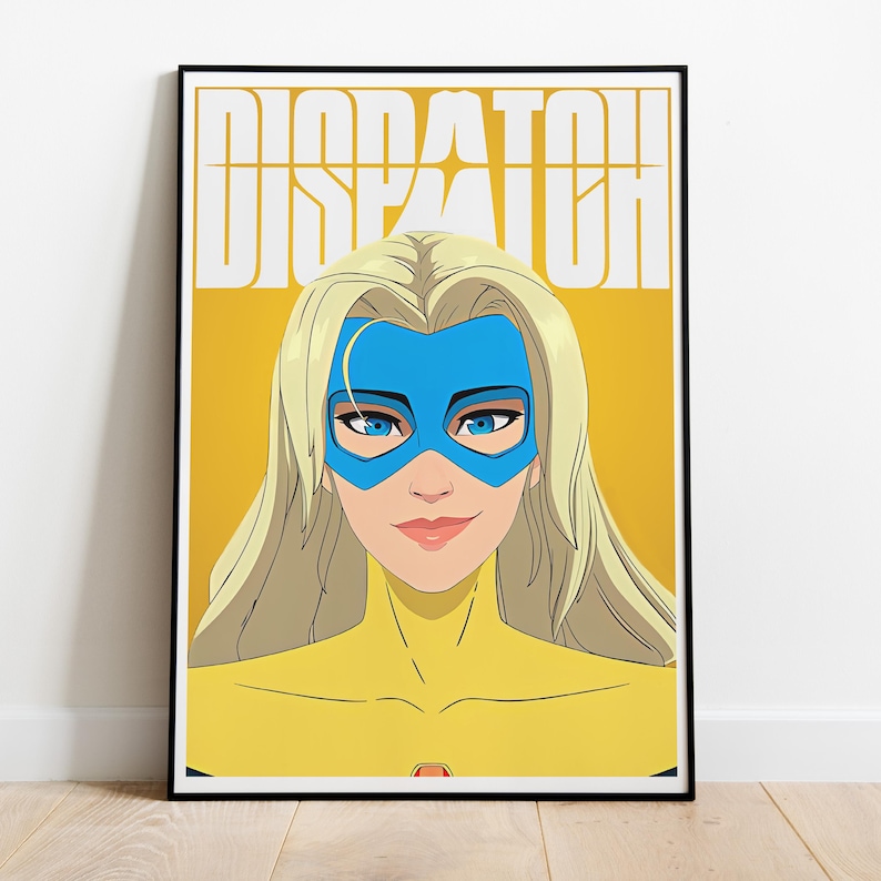 Dispatch Game Poster, Frameless Wall Art & Print, Home Decor, Superhero ...