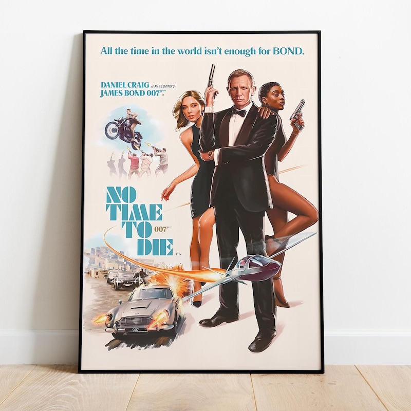 No Time to Die Poster - Etsy UK