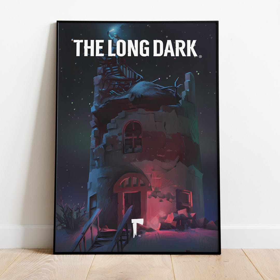 Long Dark Poster, Frameless Wall Art & Print, Gamer Room Decor ...
