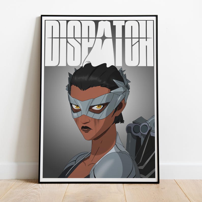 Dispatch Game Poster, Frameless Wall Art & Print, Home Decor, Superhero ...