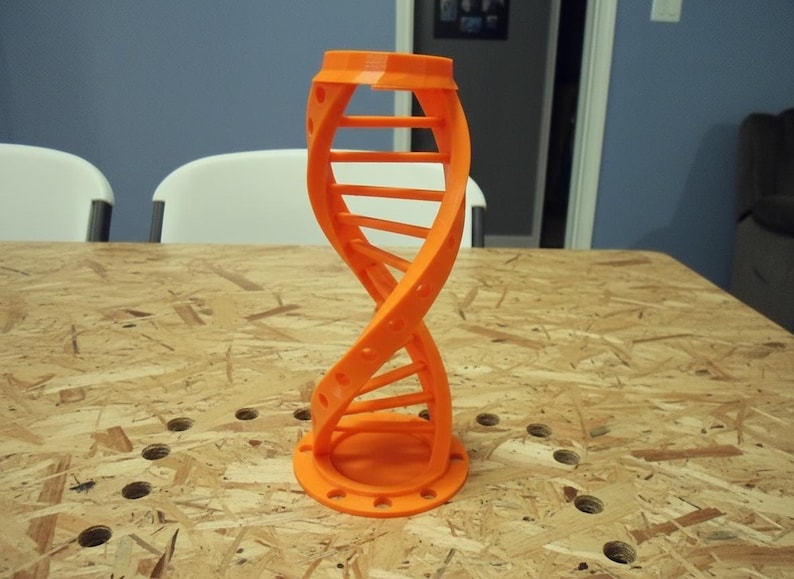 DNA Helix Pencil Holder | 3D Printed Desk Organizer | Science Decor ...