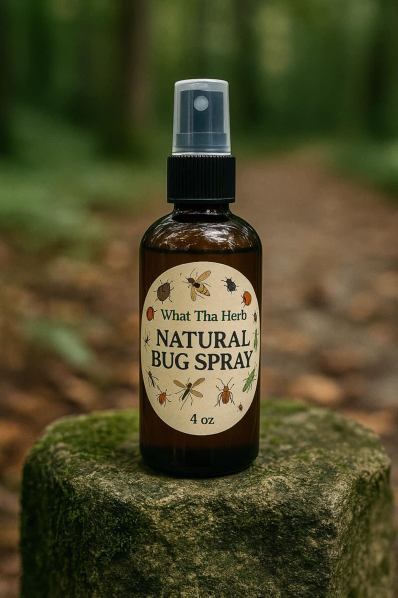 Natural Bug Spray | 4 Oz Herbal Insect Repellent | Deet-free Outdoor ...