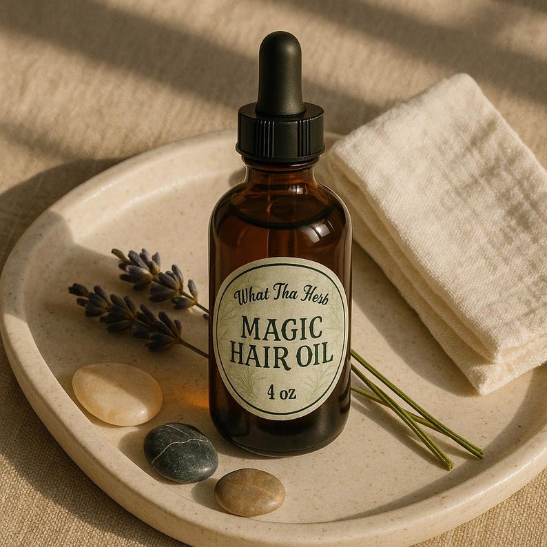 Magic Hair Oil | Nourishing Botanical Scalp & Hair Treatment | 4 Oz ...