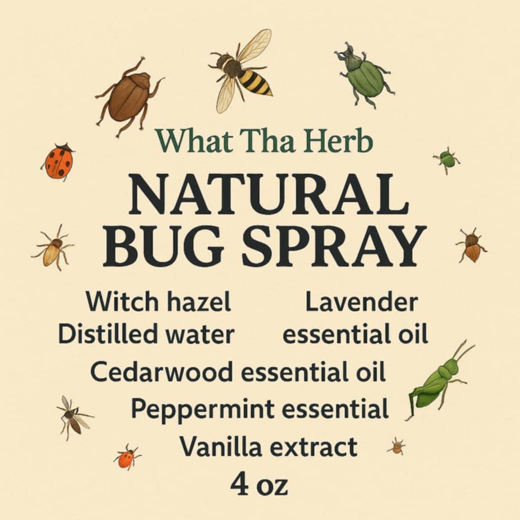 Natural Bug Spray | 4 Oz Herbal Insect Repellent | Deet-free Outdoor ...