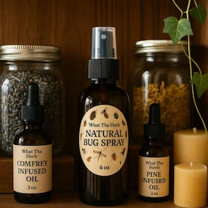 Natural Bug Spray | 4 Oz Herbal Insect Repellent | Deet-free Outdoor ...
