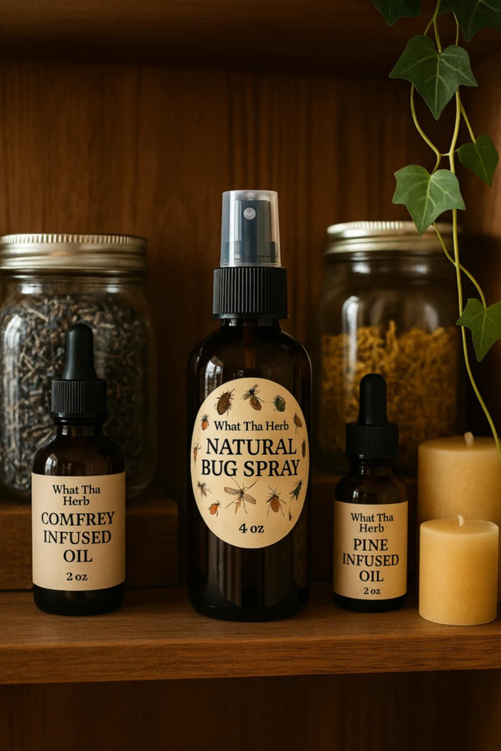Natural Bug Spray | 4 Oz Herbal Insect Repellent | Deet-free Outdoor ...