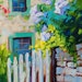 Oak Cottage, Original Cottage Oil Painting by Rebecca Beal - Etsy