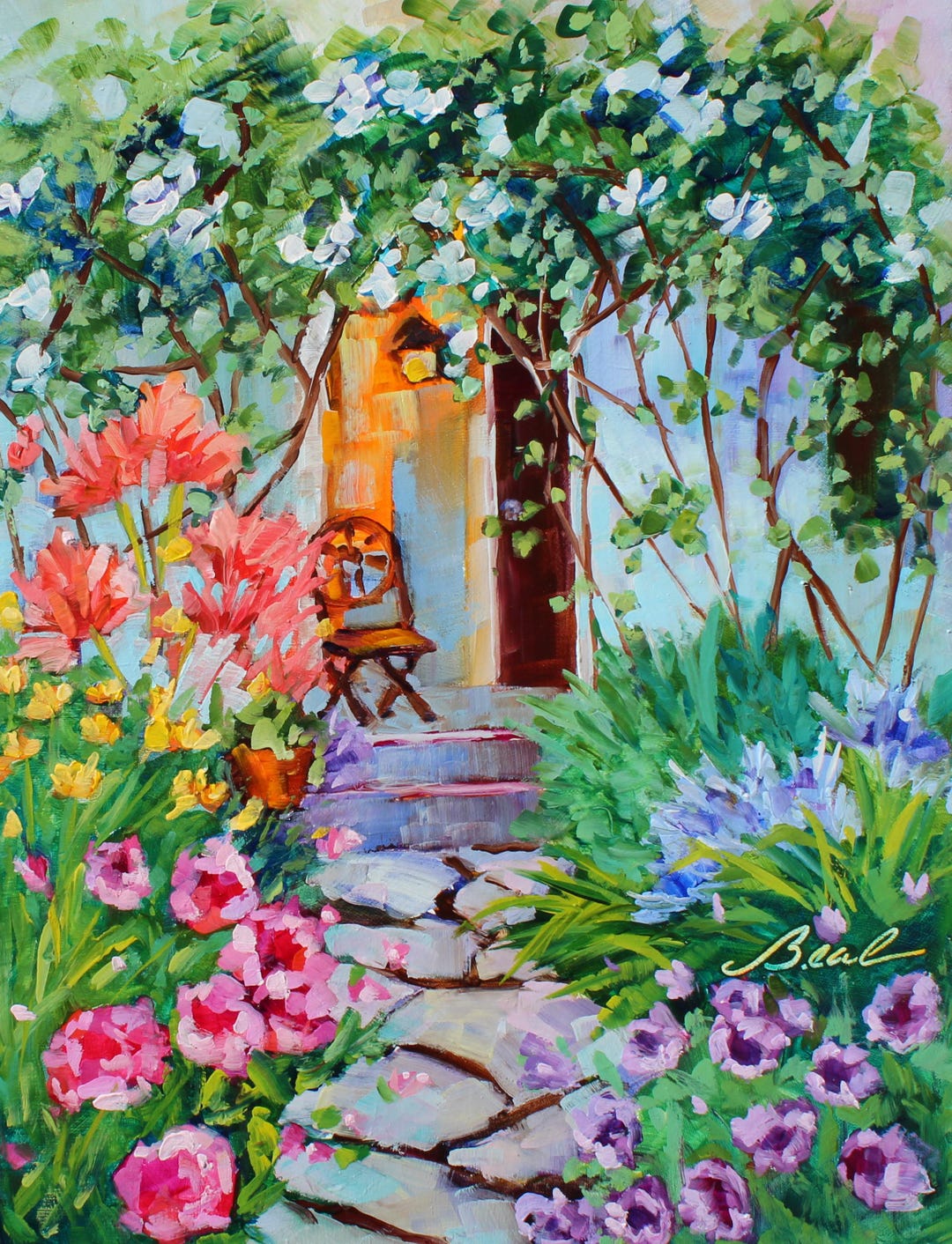 Gateway to Nature Original Oil Painting by Rebeccambeal Unique Home ...