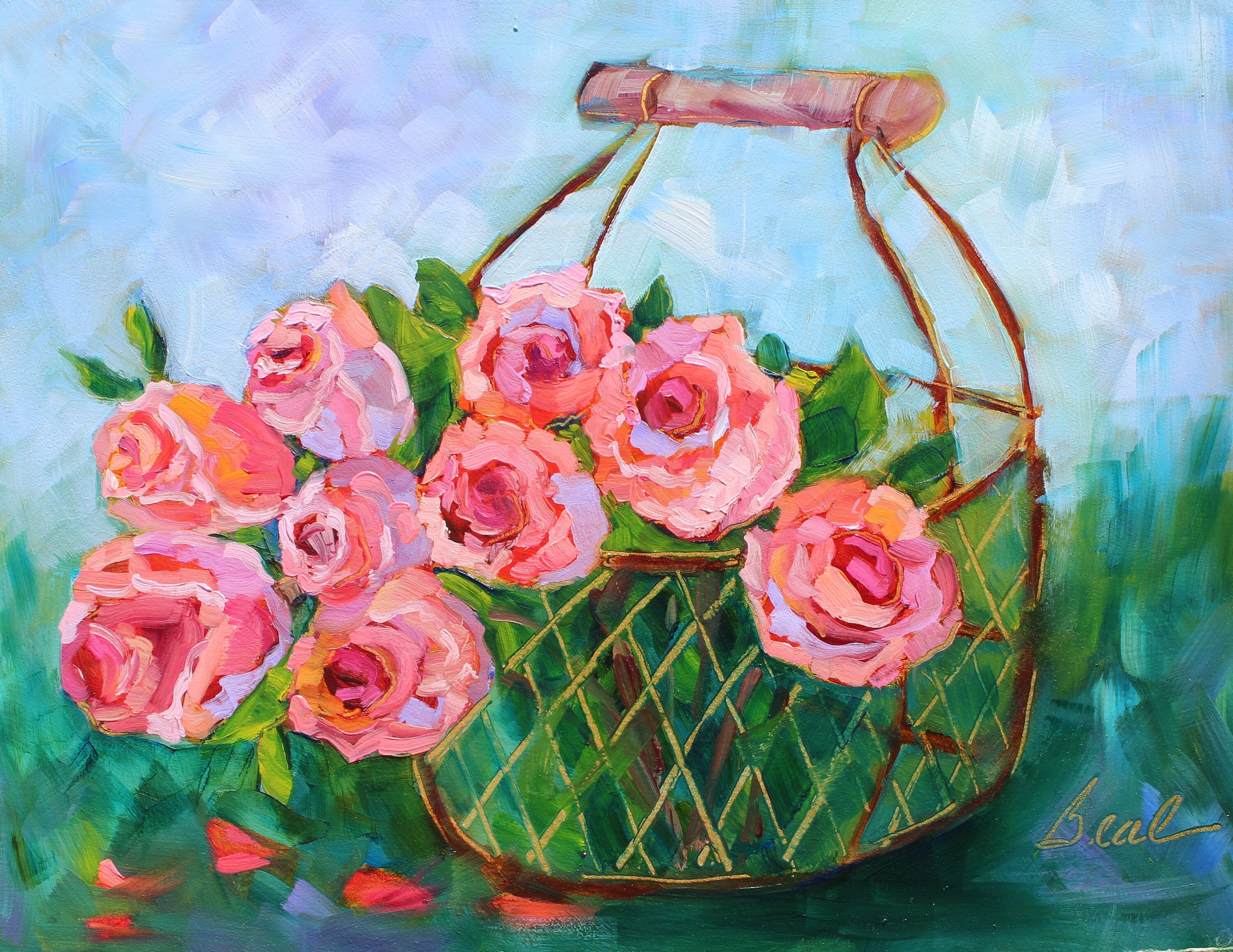 Dying Flower Painting