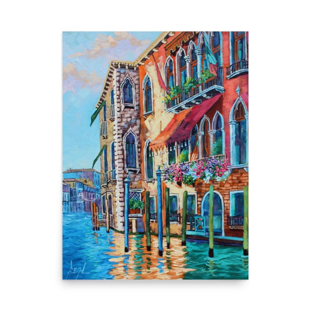 Original Artwork Museum-quality Print - Venice is Eternity Vibrant ...