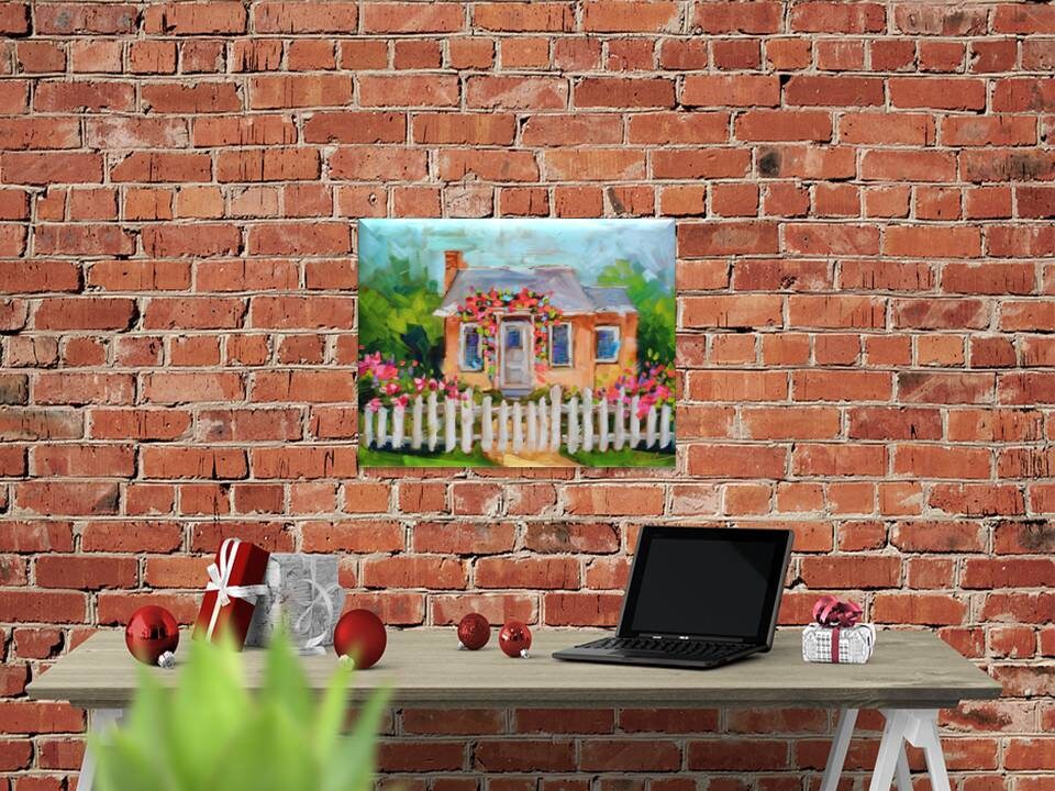 Original Oil Painting Tiny in Nantucket Rebecca Beal Home Decor - Etsy
