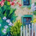Oak Cottage, Original Cottage Oil Painting by Rebecca Beal - Etsy