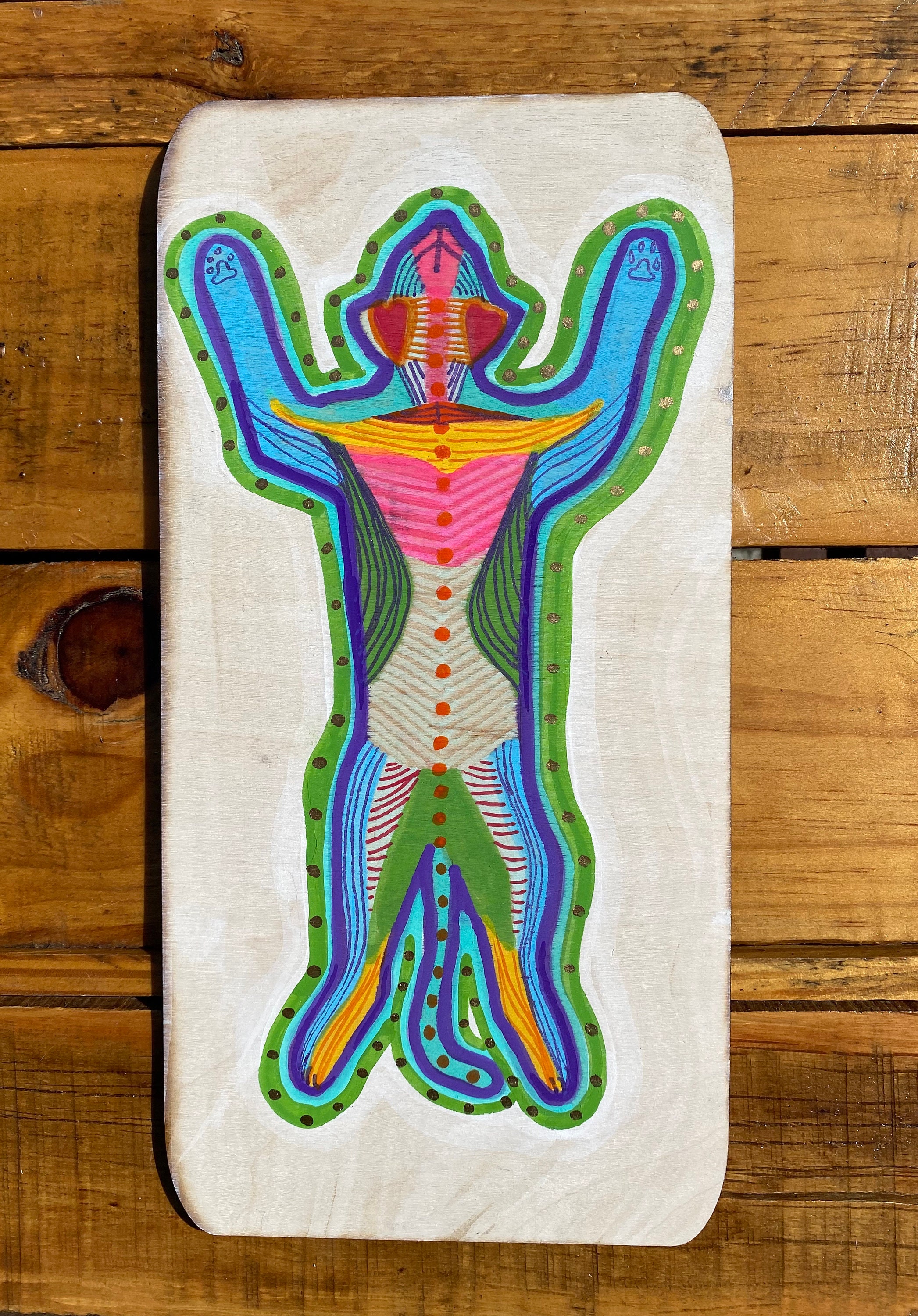 CAT Autopsy Cat ART Aboriginal Chakra Style Painting Artwork - Etsy