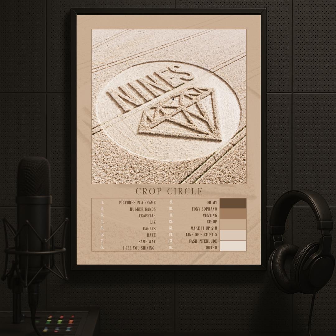 Nines 'crop Circle' Classic Album Print - Etsy