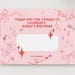 Fancy Nancy Thank You Card: Elegant Pink Printable Template (canva) - Etsy