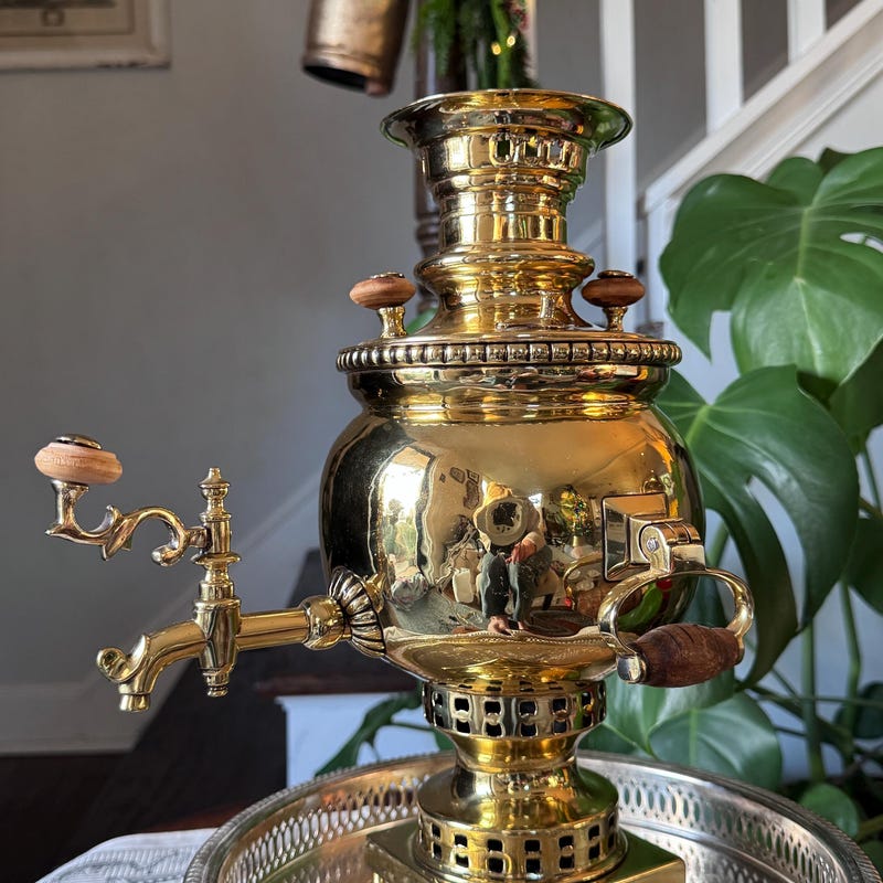 Brass Samovar Antique - Etsy