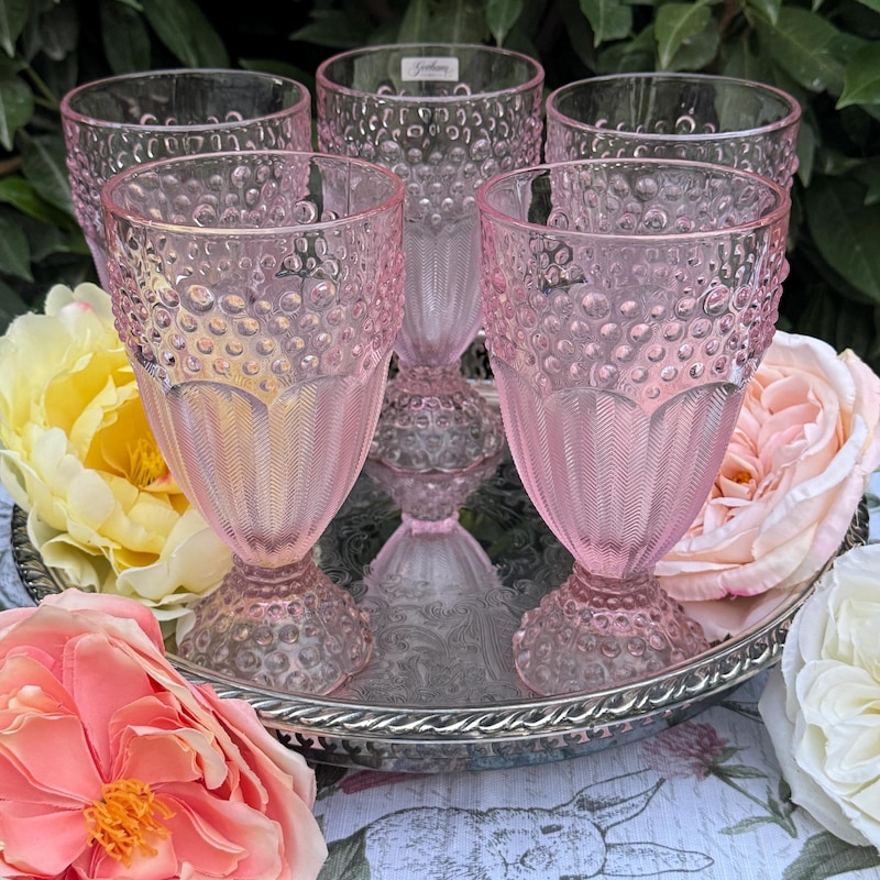 Pink Goblets - Etsy