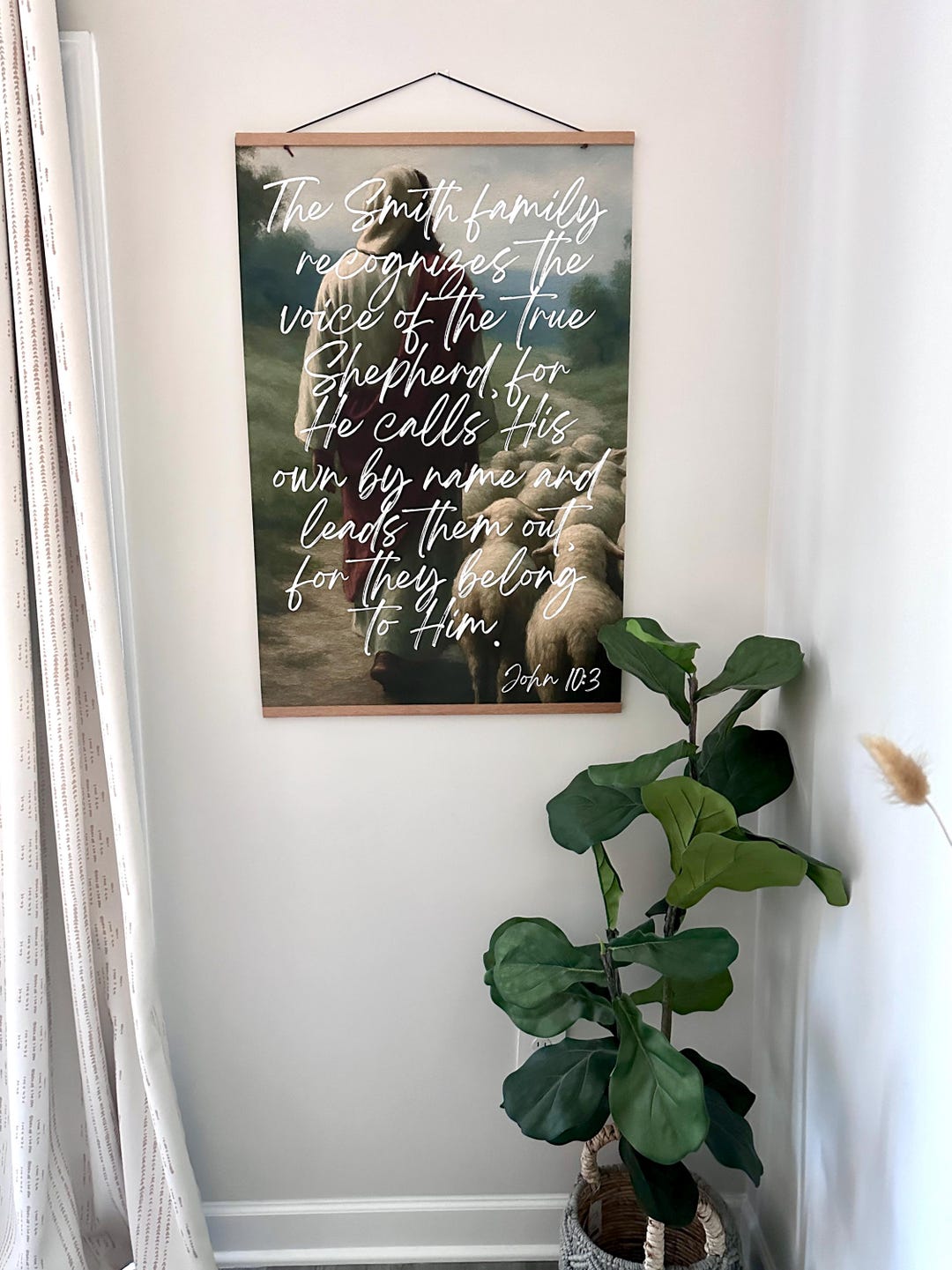 Personalized Bible Verse Canvas: Custom Christian Wall Art - Etsy