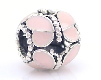 Pandora Pink Butterflies Sterling Silver Charm - Etsy