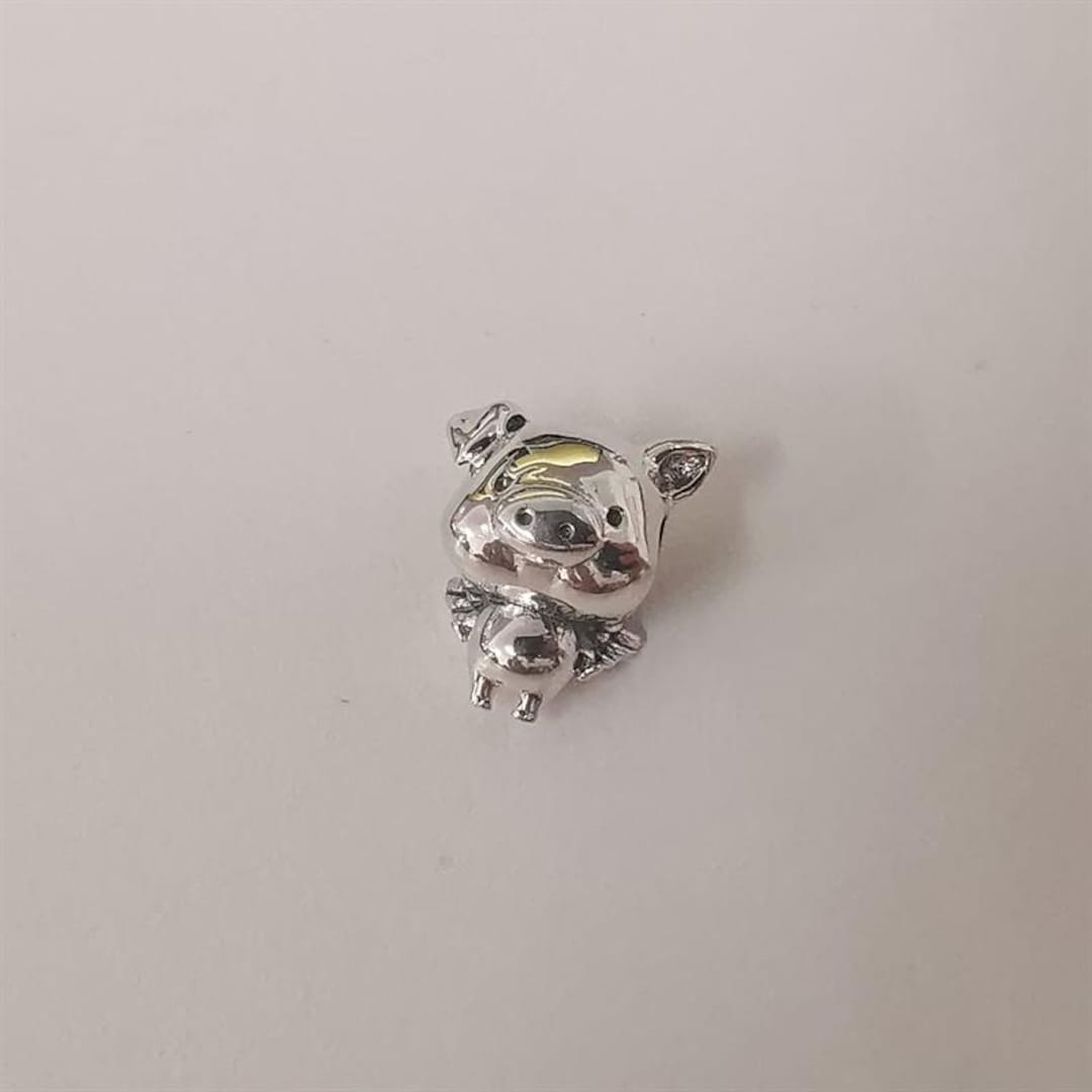 Silver Pandora Pippo the Flying Pig Charm - Etsy