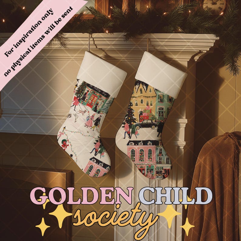 Christmas Village Seamless Pattern | 12x12” 300 DPI Winter Town Digital ...