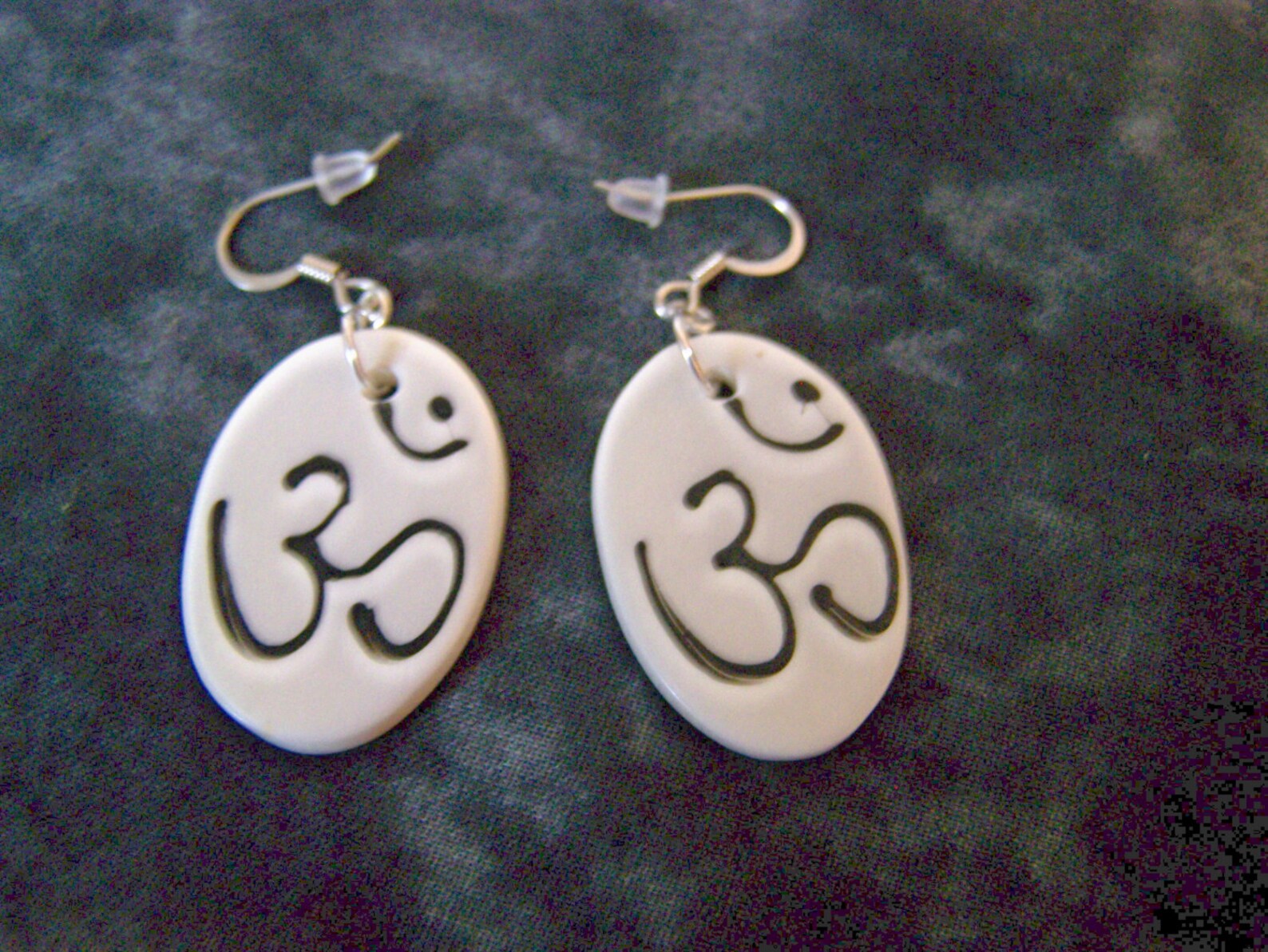 OM Symbol Earrings - Etsy
