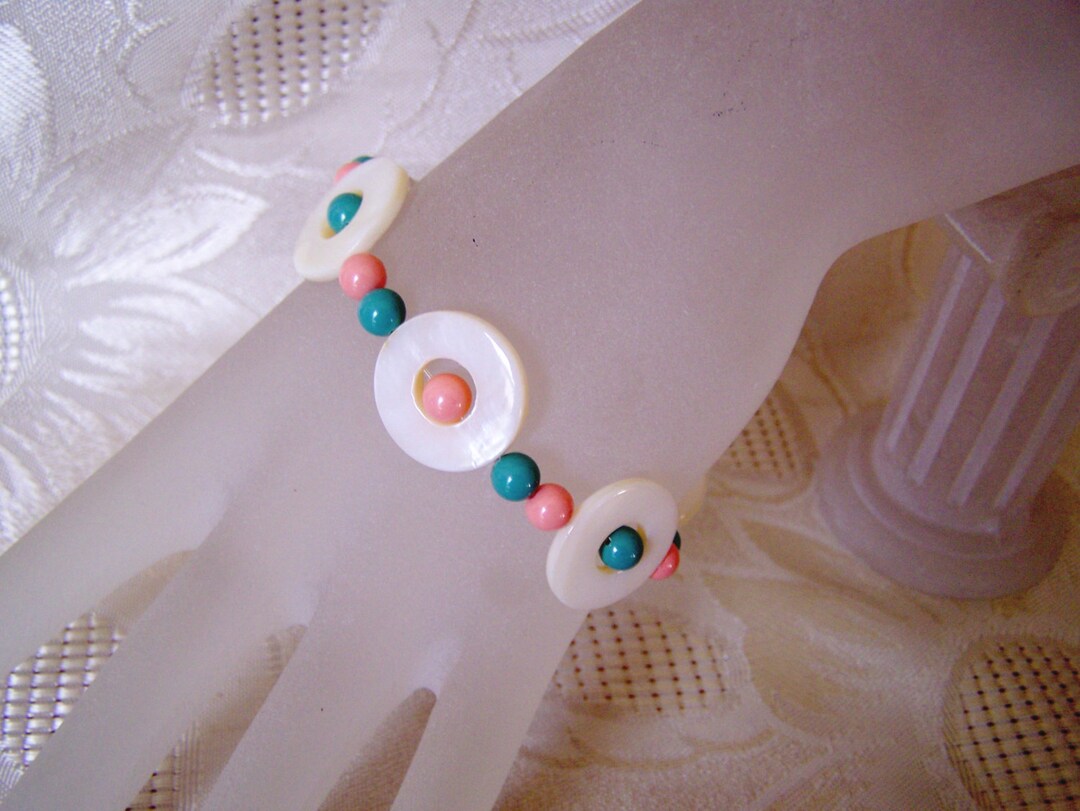 Shell Bracelet and Earring Set Swarovski Pearl - Etsy
