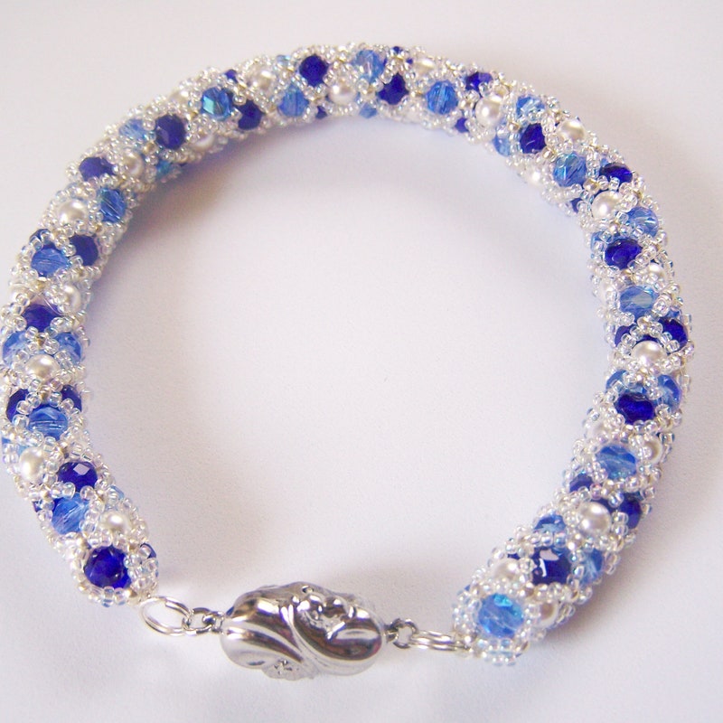 Netted Bead Bracelet - Etsy