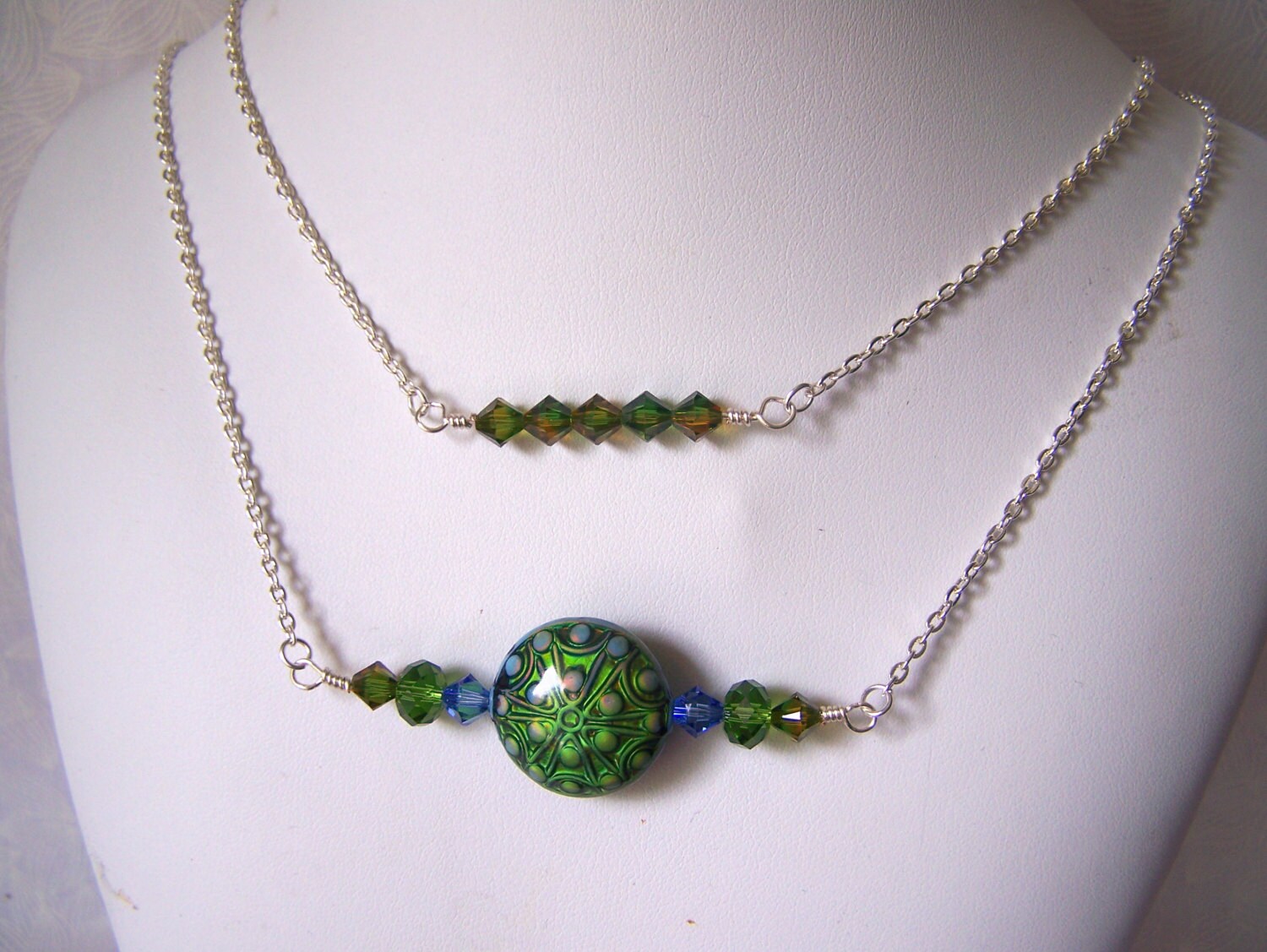 Layering Necklace Set Mood Bead Boho Hippie - Etsy
