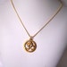 OM Charm Pendant Necklace - Etsy