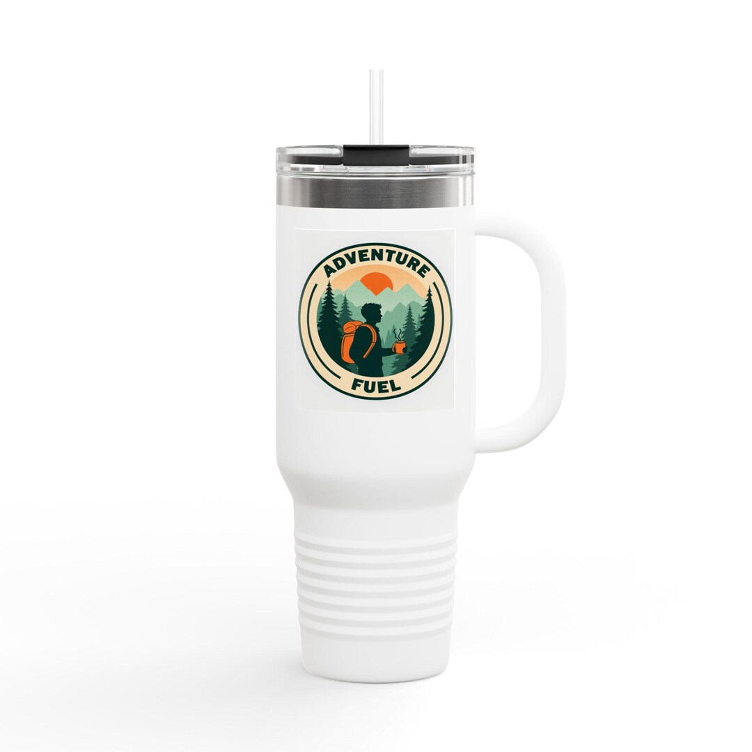 Adventure Fuel Insulated Mug, 40oz - Wanderlust Travel Cup, Outdoors ...