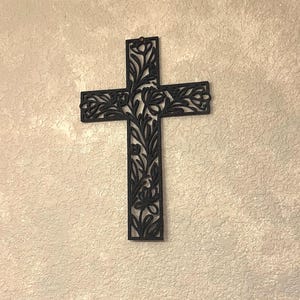 Floral Wall Décor Cross - Etsy