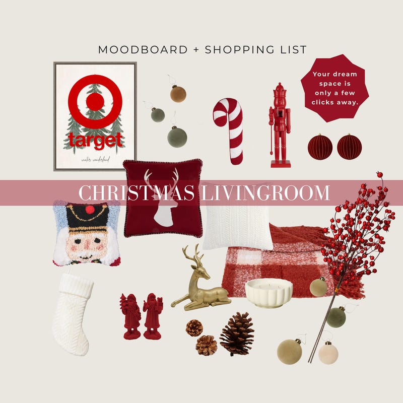 Christmas Mood Board - Etsy