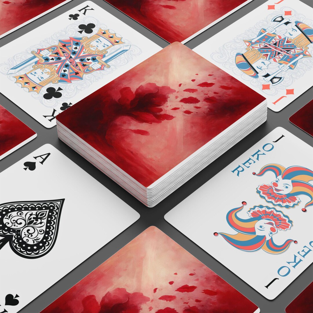 Artistic Poker Playing Cards Set - Elegant Deck for Game Night, Card ...
