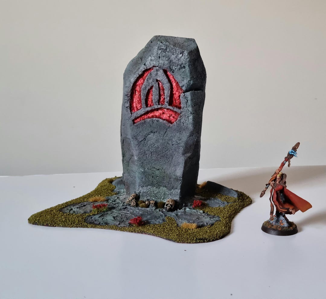 Enchanted Ork Power Stone Hand Painted Wargame Terrain and Scenery - Etsy