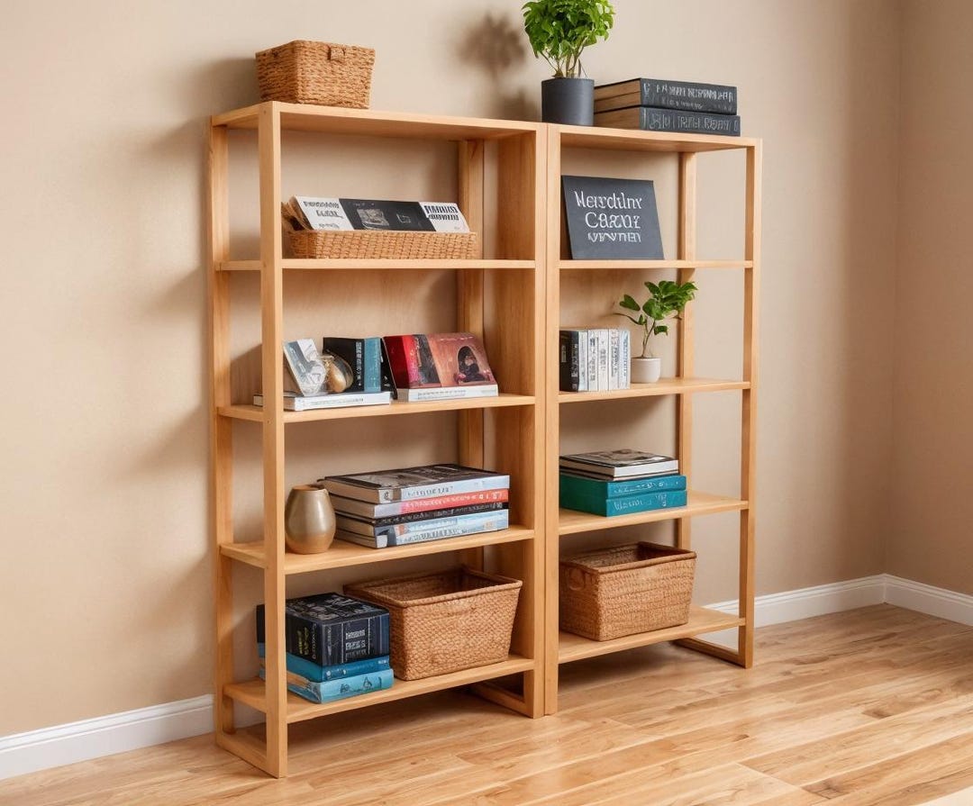 Bookshelf Plans - Step-by-step Instructions - (31" X 70") - DIY ...