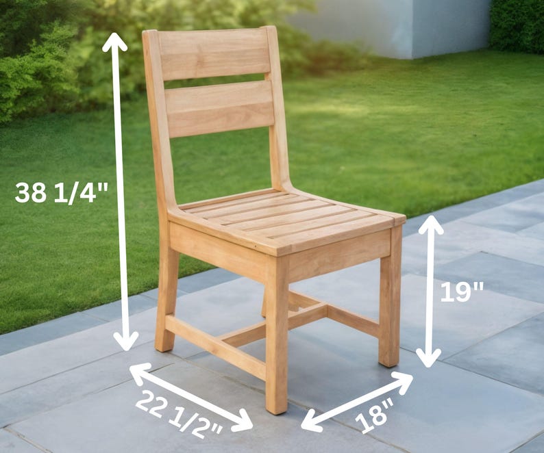 DIY Dining Chair Plan: Woodworking PDF Download - Etsy