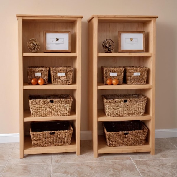 Rustic Bookcase - Etsy