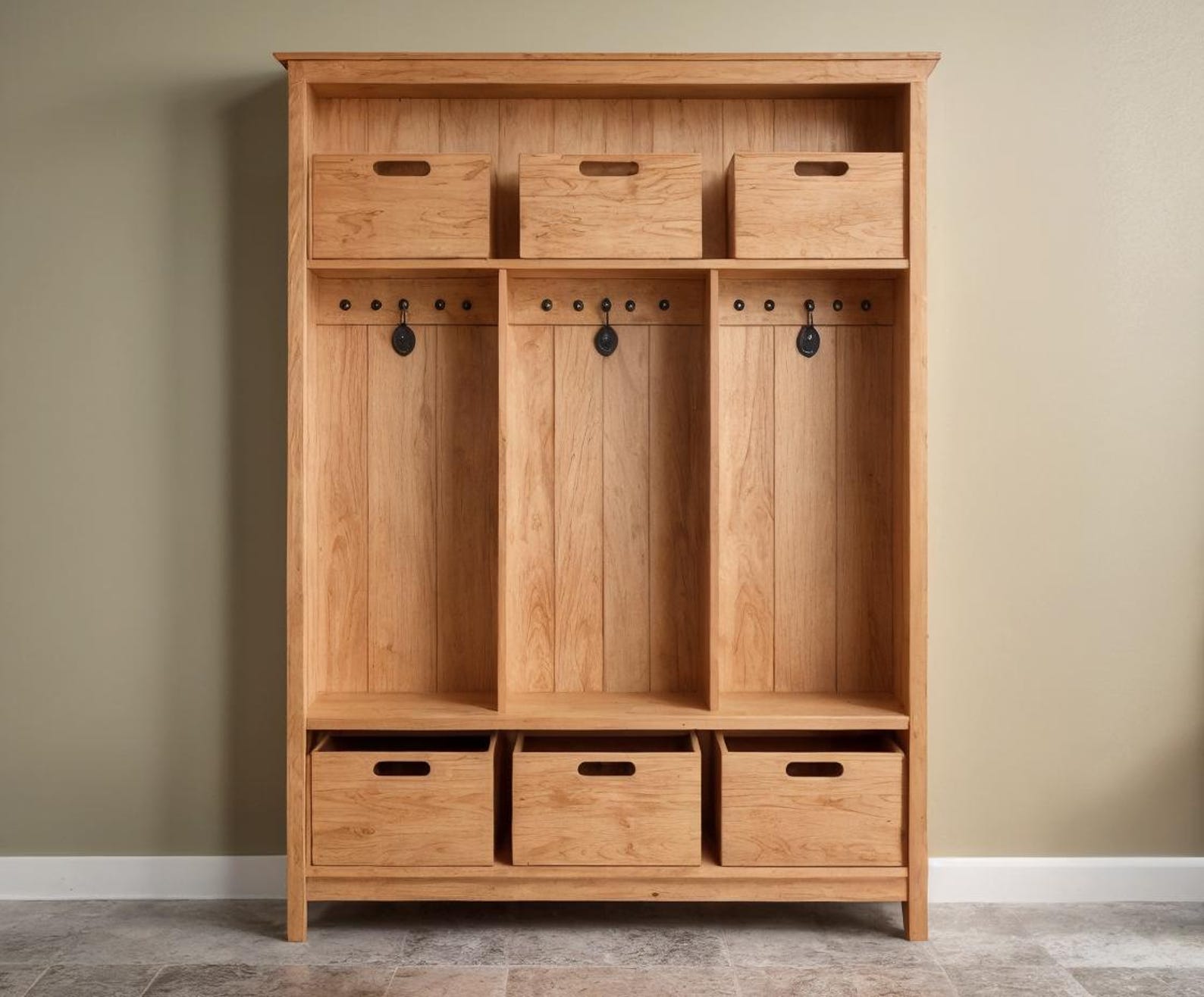 Mudroom Locker Build Plan: DIY Entryway Organizer (PDF Download - Etsy