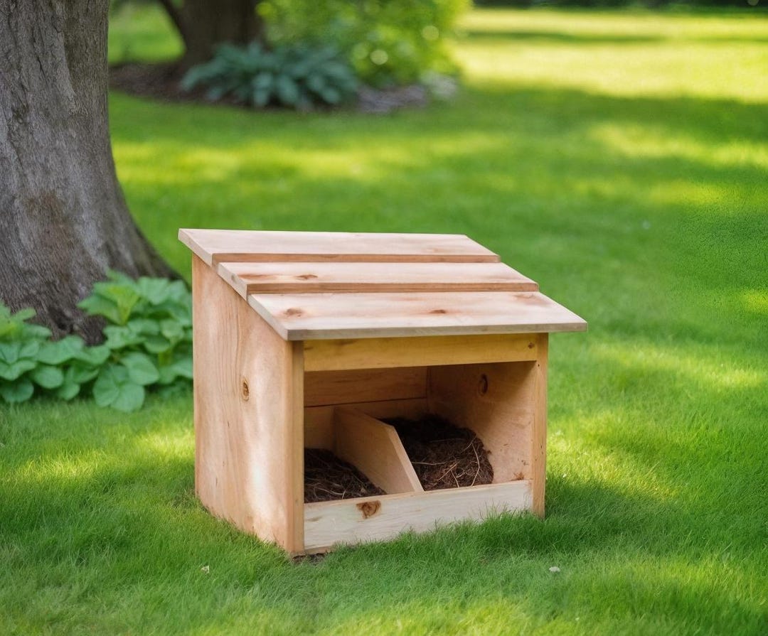 DIY Chicken Nesting Box Build Plan: Outdoor Hen Shelter (PDF Download ...