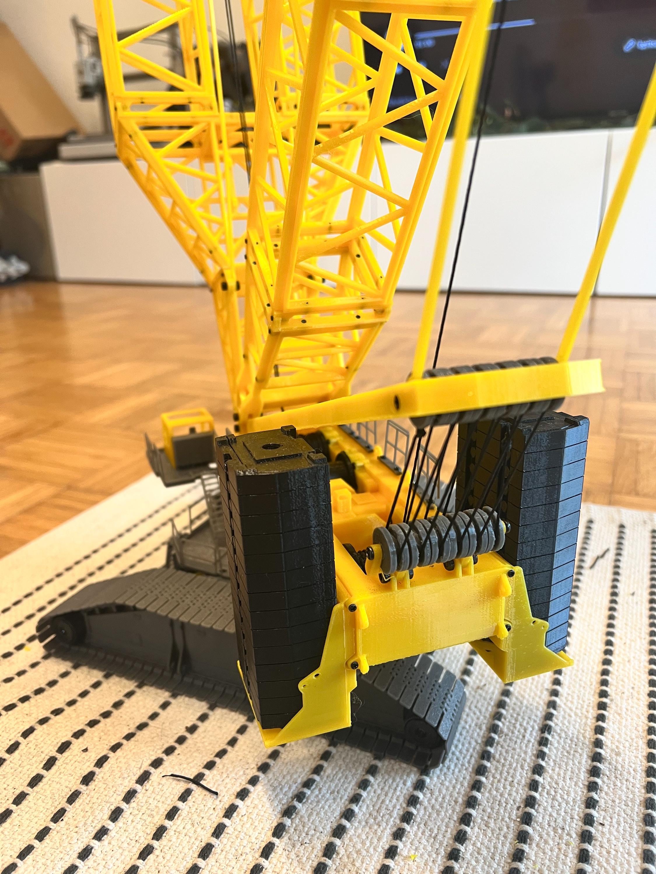 Liebherr LR11000 Power Boom Crawler Crane Model Kit 1:50 3D Printed ...