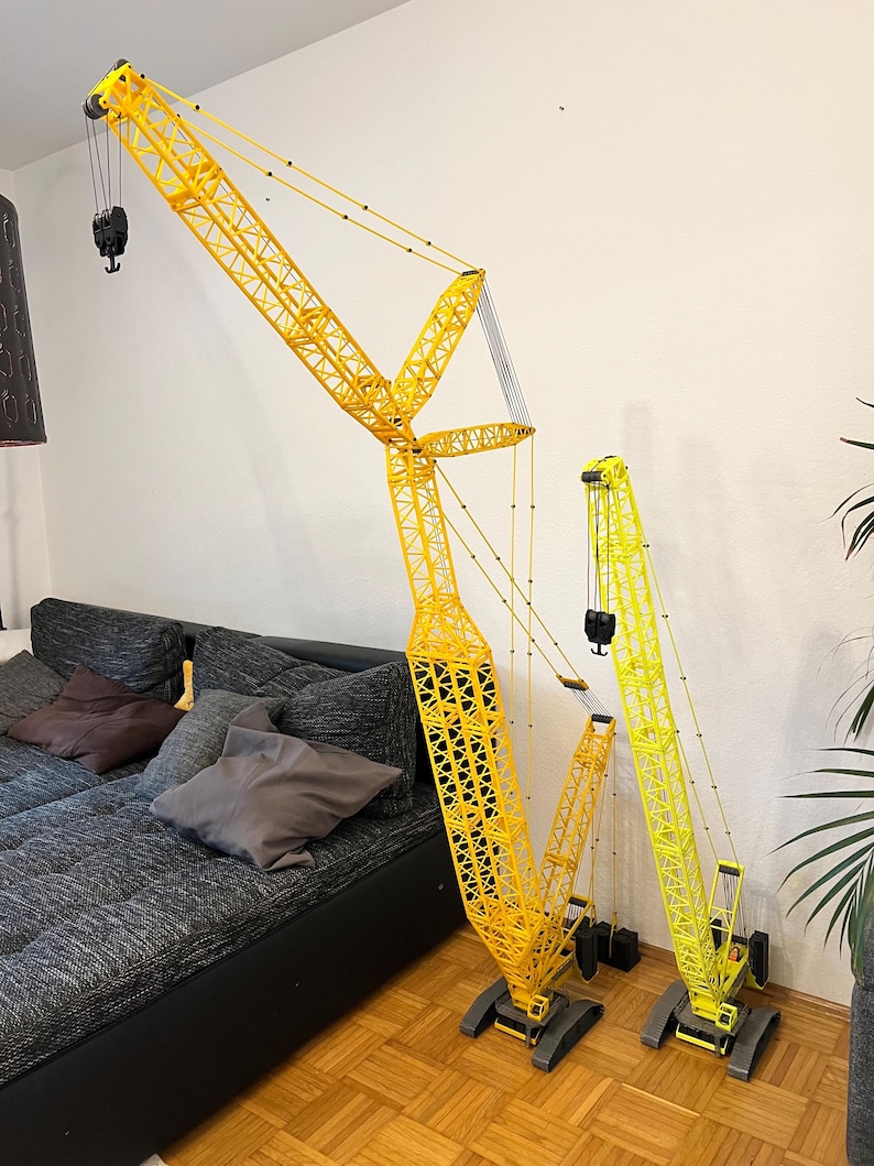 Liebherr LR11000 Power Boom Crawler Crane Model Kit 1:50 3D Printed ...